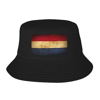 Generic Chapeau De Seau Drapeau des Pays-Bas Chapeaux De Soleil De Plage Respirant &Eacute;t&eacute; Bonnet De Soleil, pour De P&ecirc;che, La Randonn&eacute;e, Sports, 56-58cm