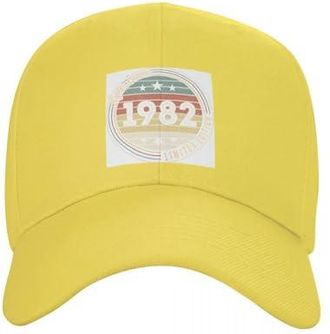 Generic Casquette de baseball punk Epic Since 1982 &eacute;dition limit&eacute;e cadeau casquette de baseball pour homme femme casquette de camionneur respirante 40 ans cad