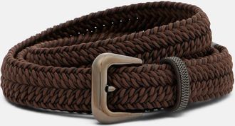 Brunello Cucinelli G&uuml;rtel Monili aus Leder