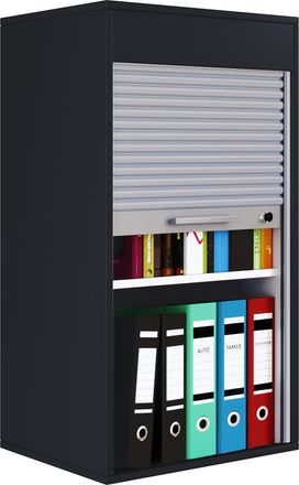 VCM B&uuml;roschrank | Aktenschrank mit Rollladen| Ma&szlig;e ca. H. 93 x B. 50 x T. 40 cm - Aktos L