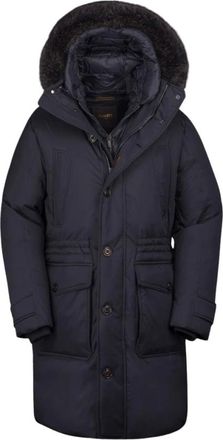 Moorer Homme, Manteaux, Bleu, Taille: 3XL Helsinky-Ads Parka