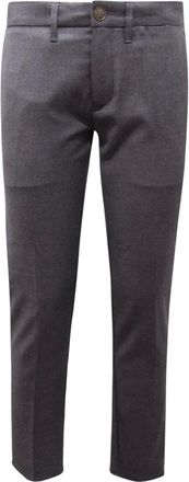 Siviglia Gino Chino Flanella Slim - Homme - Pantalons - Gris - Taille: W30