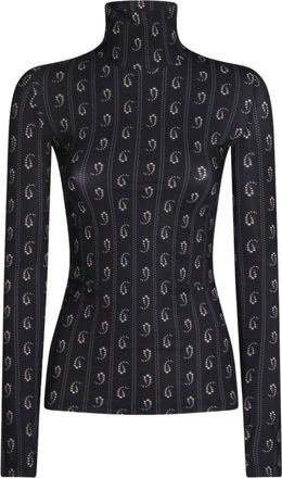 Tory Burch Femme, Tops, Bleu, Taille: 40 FR Haut &Eacute;l&eacute;gant pour Femmes