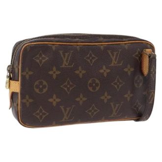 Louis Vuitton Pre-owned Pochette Marly Bandouli&egrave;re - Femme - Pre-owned - Brun - Taille: ONE Size