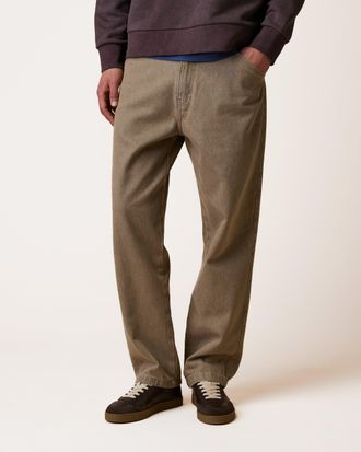 Faguo Jean loose sable coton