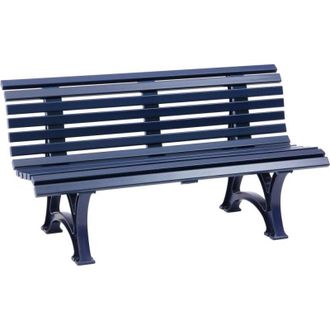 Blome Blome - Banc de jardin helgoland 3 places longueur 1500 mm bleu