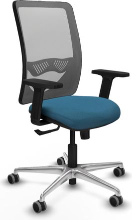 Piqueras y Crespo Office Stuhl Zulema mit 2D-Armlehnen, h&ouml;henverstellbare Lendenwirbelst&uuml;tze, ausgestattet mit 3 Positionen und Schneidschaum, mit Rollen von 65 mm, Par