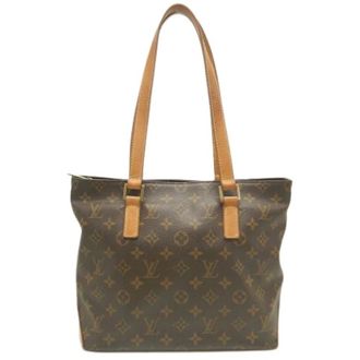 Louis Vuitton Sac cabas Monogram en toile pr&eacute;-poss&eacute;d&eacute; - Femme - Pre-owned - Brun - Taille: ONE Size