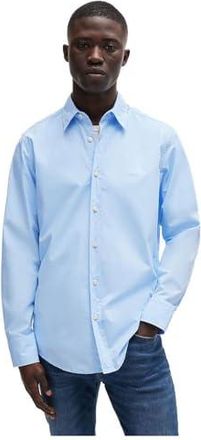 BOSS Hommes Relegant 6 Chemise Regular en Popeline de Coton