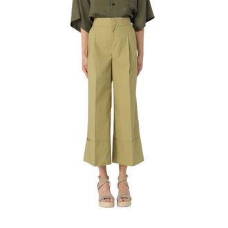 Twinset Damen, Hosen, Gr&uuml;n, LGr&ouml;&szlig;e