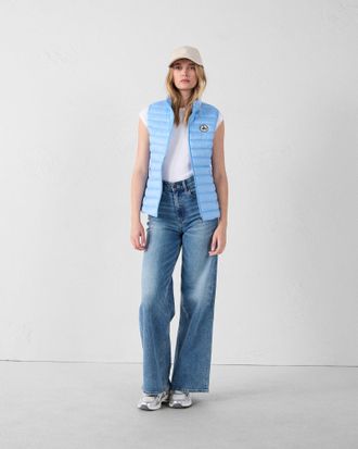 Jott Doudoune l&eacute;g&egrave;re sans manches Bleu cristal Seda - Taille XS