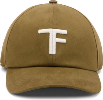 Tom Ford Homme, Accessoires, Vert, Taille: M Canvas Cap