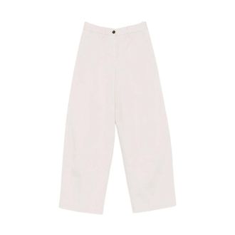 Nine In The Morning Femme, Pantalons, Blanc, Taille: W30 Nancy Wide Pantalons