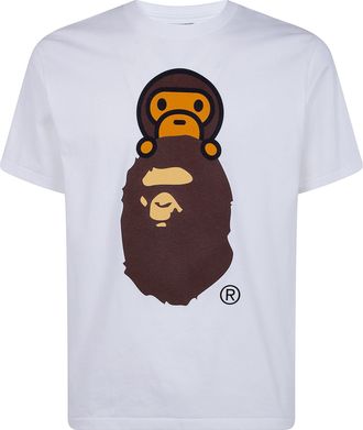 A Bathing Ape Milo On Ape Head Tee M T-Shirt