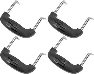 Pretyzoom Lot de 4 Poign&eacute;es Lat&eacute;rales en Acier Inoxydable Anti-Br&ucirc;lure pour Casseroles et Marmites Accessoires Compatibles Plaques &agrave; Induction Poign&eacute;es de Recha