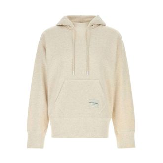 Givenchy Melange Baumwoll-Sweatshirt - - Sweatshirts & Hoodies - Herren - Wei&szlig; - L