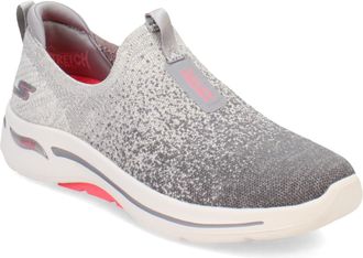 Skechers Go Walk Arch Fit Lunar Views Sneaker f&uuml;r Damen, grau, 41 EU
