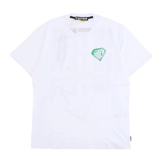 Iuter Iuter, Homme, Tops, Blanc, Taille: XL Tee-shirt Homme Blanc Stencil