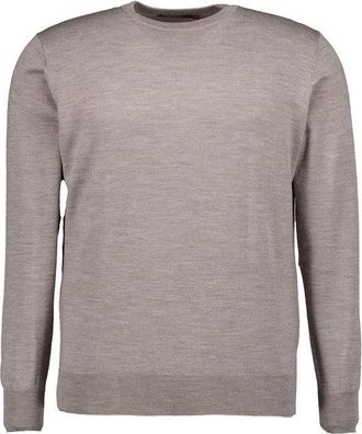 Boggi Milano Herren Pullover beige unifarben