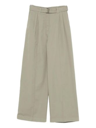 Christian Wijnants pantalon Paradisa ceintur&eacute; - Vert