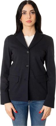 Max Mara Baco Jacket - Femme - Vestes - Bleu - Taille: 42 FR