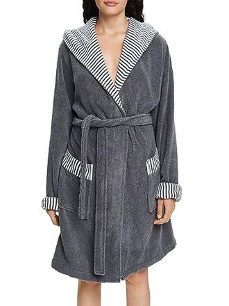 Esprit Peignoir pour femme, Gris acier., S