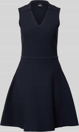 HUGO BOSS Figurbetontes Freizeitkleid aus Viskose-Mix Modell FAYALAN