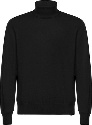 Fay Rollkragenpullover - Schwarz