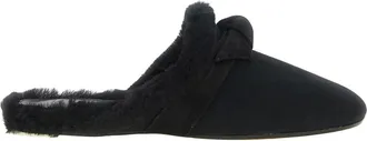 Alexandre Birman Clarita Babouche Shearling - Femme - Chaussures - Noir - Taille: 39 EU