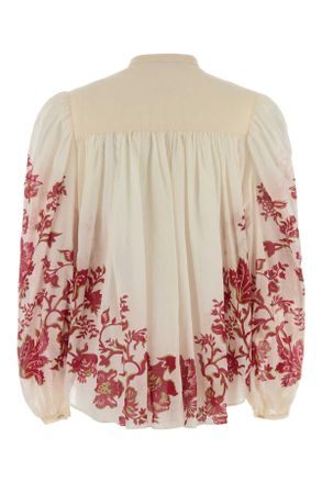 Etro Womens Printed Cotton Blouse X0808 Exterior: Maglie Sweater