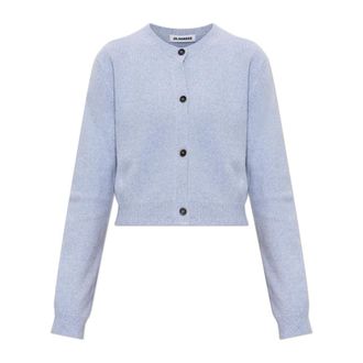 Jil Sander Damen, Strickwaren, Blau, LGr&ouml;&szlig;e