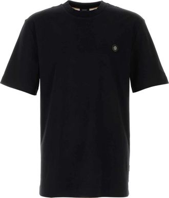 HUGO BOSS Homme, Tops, Noir, Taille: 6XL T-shirt en coton