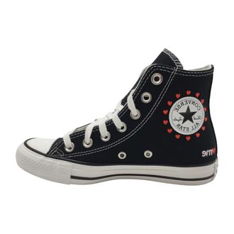 Converse Bestickte Hearts High Top Sneakers - - Shoes - Herren - Grau - 37 1/2 EU