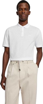 HUGO BOSS Pallas Poloshirt f&uuml;r Herren, Baumwolle (Wei&szlig;)