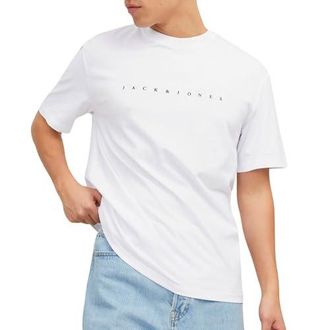 Jack & Jones Bestseller A/S Jjestar JJ Th&eacute; SS Noos T-Shirt, Blanc, XXL Homme
