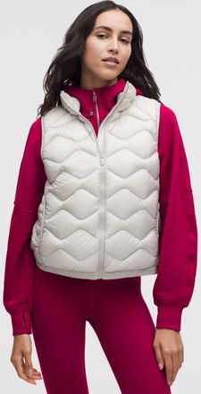 lululemon Veste sans manches Featherweight en duvet 900 cuin pour Femmes - Gris - Taille XL