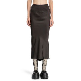 Rick Owens Porterville Calf Bias Skirt