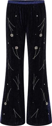 Forte_Forte Pantalons D&eacute;contract&eacute;s - Bleu