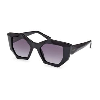 Guess Geometrische Sonnenbrille in Schwarz und Grau - - Accessories - Damen - Schwarzk - 50 MM