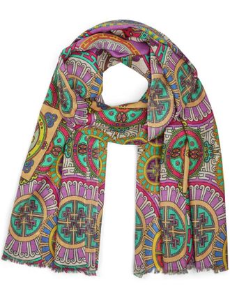 Peter Hahn Schal aus Seide und Kaschmir Peter Hahn mehrfarbig