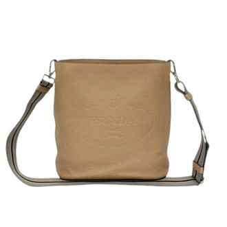 Prada Sac bandouli&egrave;re en cuir Pre-owned - Femme - Pre-owned - Beige - Taille: ONE Size