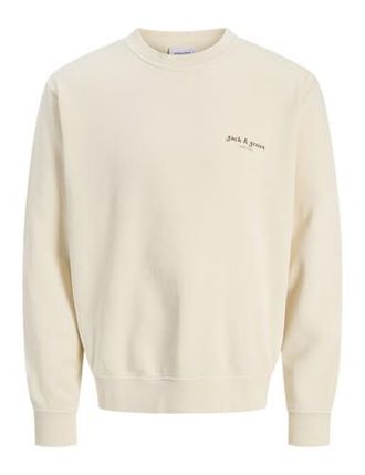 Jack & Jones Sweat &agrave; col Rond imprim&eacute; Jjedover, Bronze, L