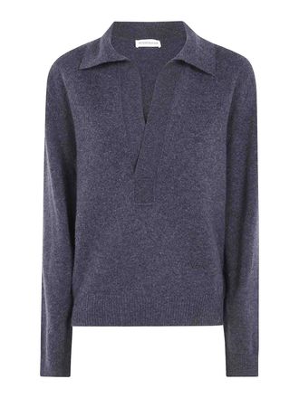 Victoria Beckham Rundhalspullover - Blau