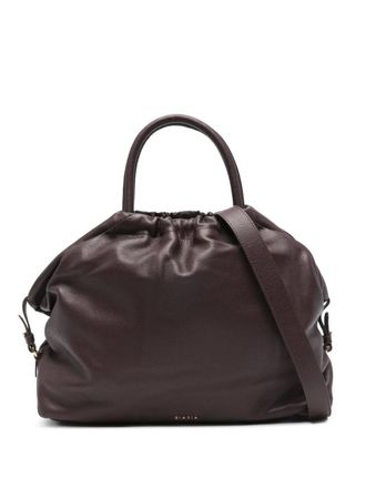 Francesco Biasia sac cabas Ruffle &agrave; d&eacute;tail de zip - Violet
