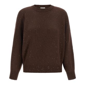 Brunello Cucinelli Strickware - - Knitwear - Damen - Braun - M