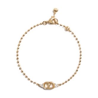Valentino Garavani VLogo Kettchen-Armband - - Accessories - Damen - Gelb - ONE SIZE
