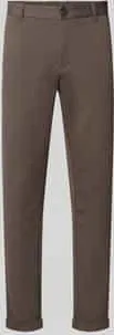 Lindbergh Slim Fit Stoffhose mit umgeschlagenen Hosenbeinen