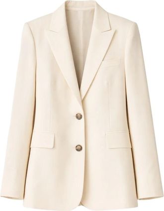 Pinko Pinko, Femme, Vestes, Beige, Taille: 38 FR Veste crois&eacute;e &agrave; effet rustique