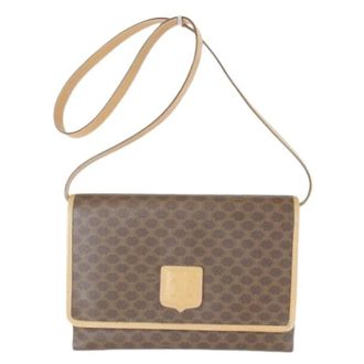 Celine Sac bandouli&egrave;re vintage Pre-owned - Femme - Pre-owned - Brun - Taille: ONE Size