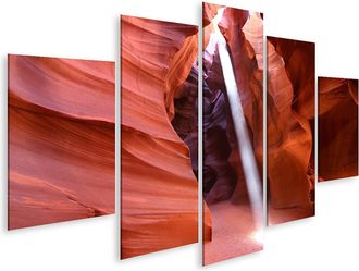 Islandburner Bild auf Leinwand Antelope Canyon Arizona Bilder Wandbilder Poster INNE-MFP